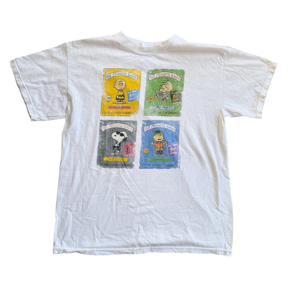 Vtg 1990s Peanuts Gang Charlie Brown And Snoopy Tshir… - Gem